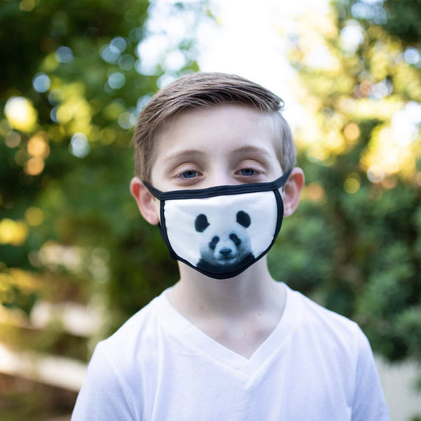 Kids Mask, Panda Face Mask, Koala Mask, Reversible mask, 2 layer mask,